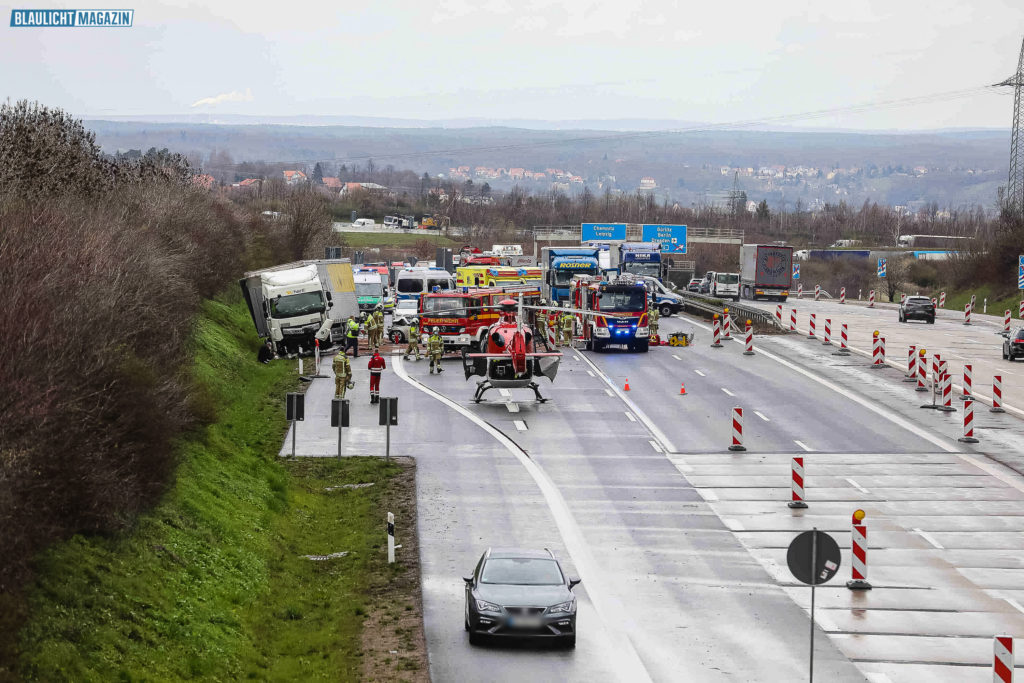 Tödlicher Unfall in Autobahn-Baustelle bei Dresden | Blaulicht-Magazin.net