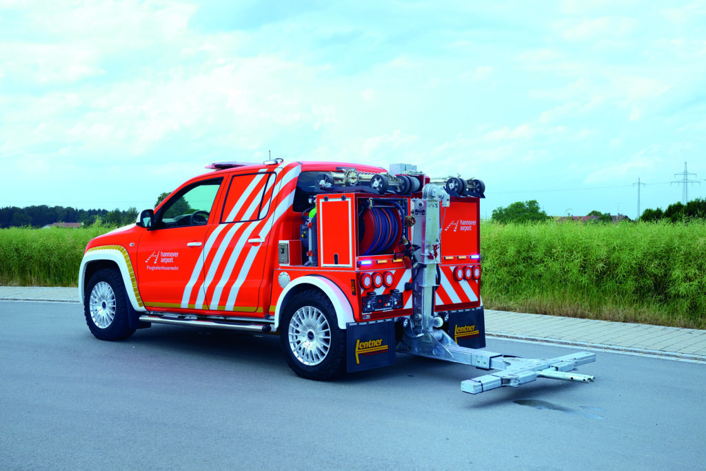 Neues Konzept von Lentner: Parkhaus-Löschfahrzeug | Blaulicht-Magazin.net