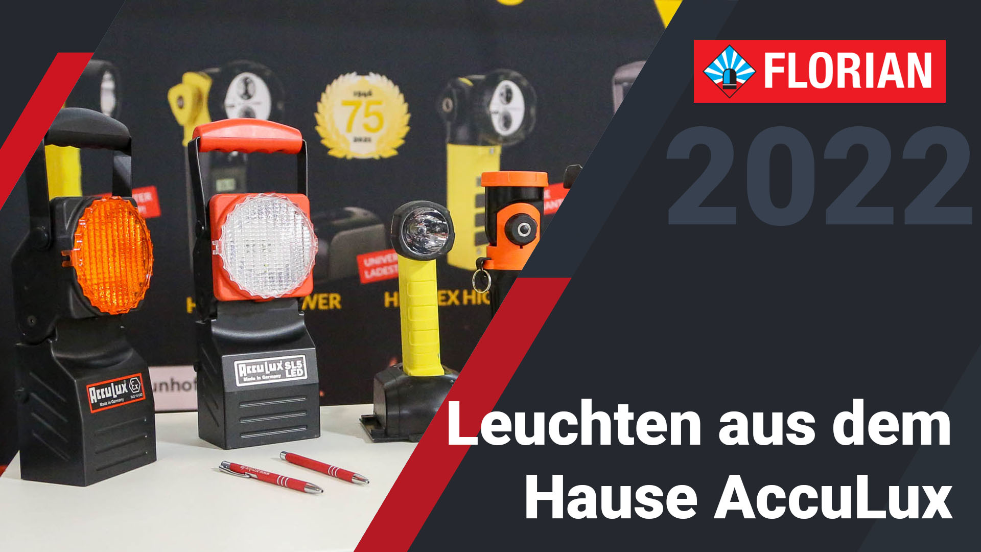 AccuLux stellt Leuchten auf der FLORIAN 2022 vor | Blaulicht-Magazin.net